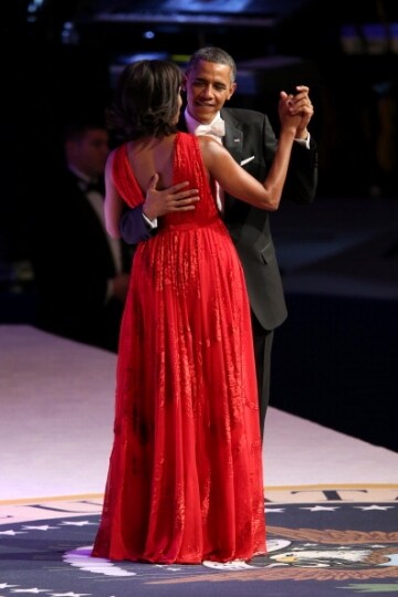 L'abito di Michelle Obama al ballo inaugurale | Donna Fanpage