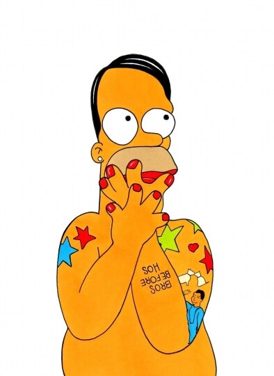 Le icone del fashion in versione Simpson | Donna Fanpage