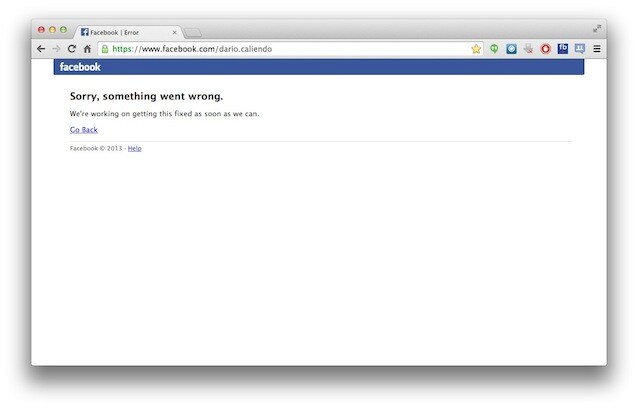 Facebook down, nuovi problemi per il social network