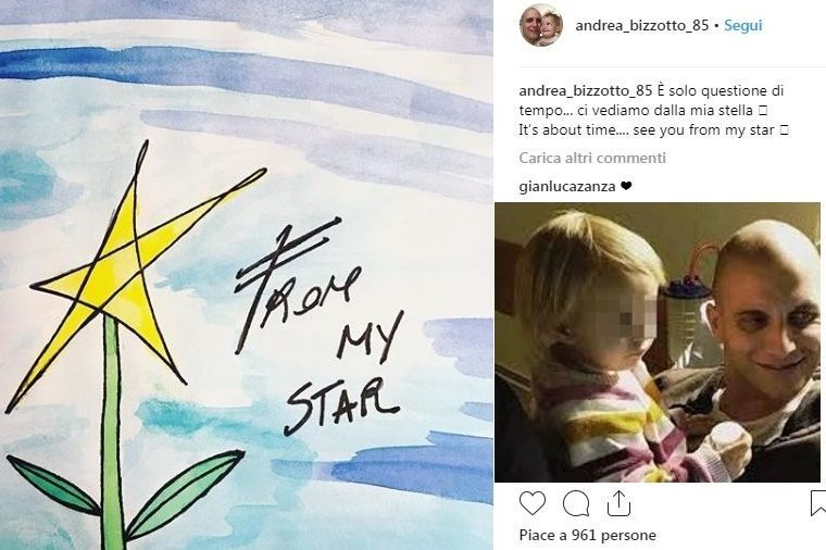 Andrea Bizzotto, l’ultimo post prima di morire: “È questione di tempo ...