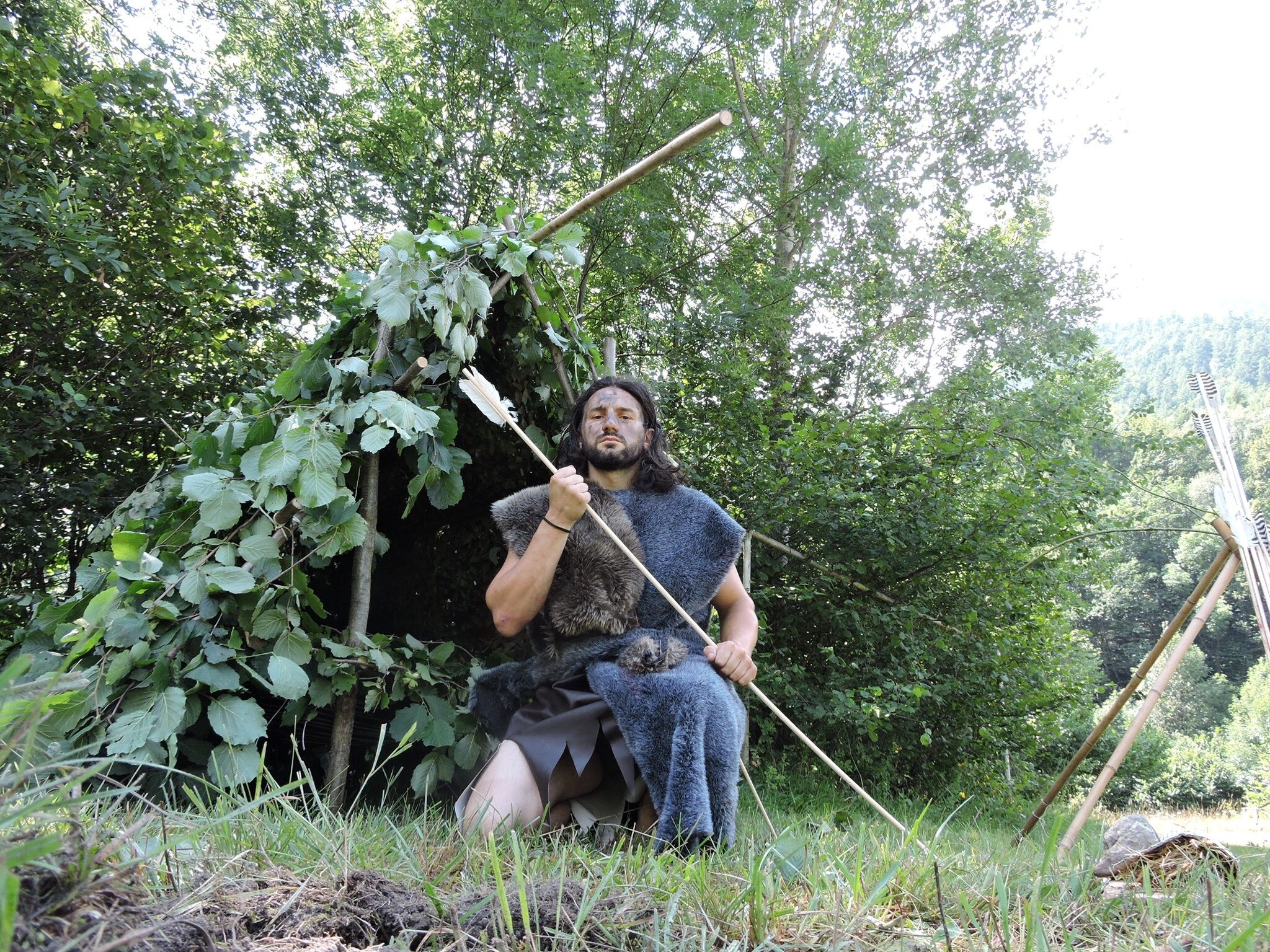 Guido, l'ex chef che ora vive come un uomo primitivo