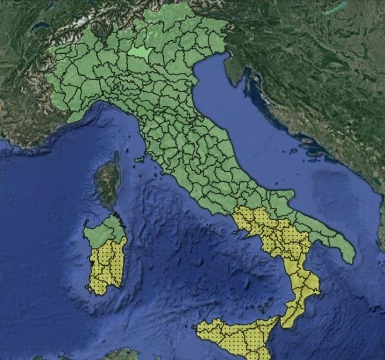 Allerta meteo domani 11 agosto per temporali e maltempo: quali sono le regioni a rischio