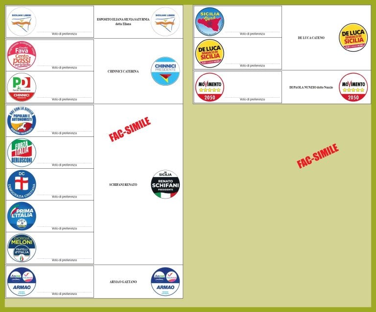 Elezioni Sicilia, si vota oggi per le regionali: chi sono i candidati