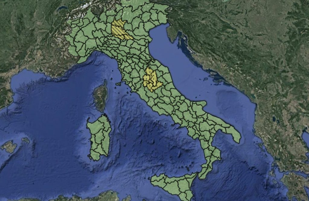 Maltempo, allerta meteo gialla per temporali 13 aprile: le regioni a rischio