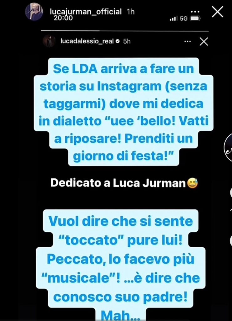 LDA contro Luca Jurman per le critiche ad Amici: "Lascia stare i ...