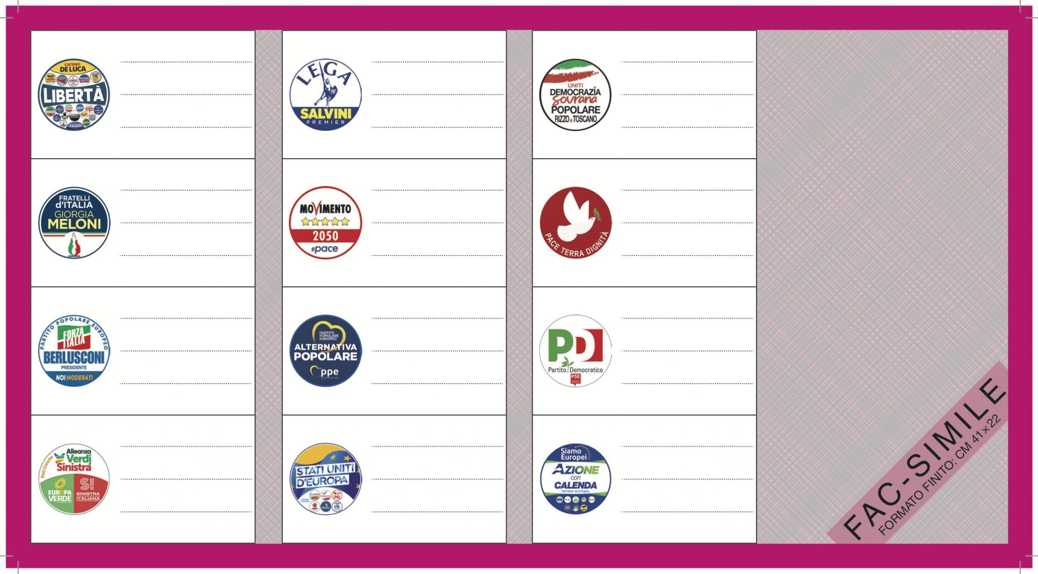 Elezioni Europee 2024, i candidati: l'elenco completo con nomi e liste ...