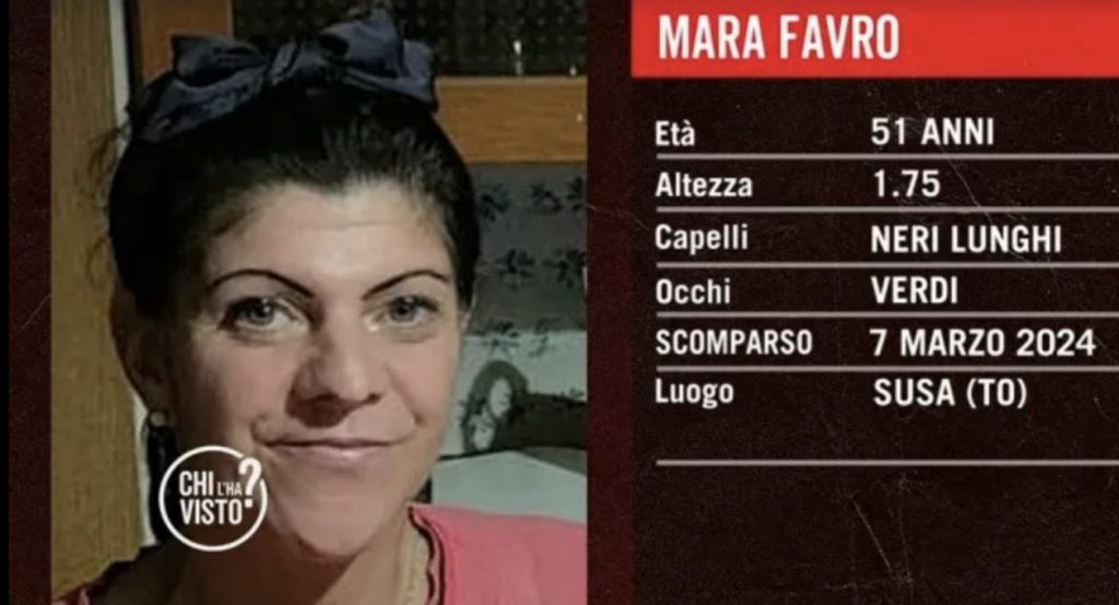 Mara Favro scomparsa da 4 mesi a Chiomonte, indagati l'ex datore di ...