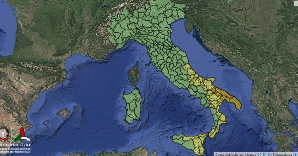 Maltempo, allerta meteo arancione e gialla per temporali giovedì 5 dicembre: le regioni a rischio
