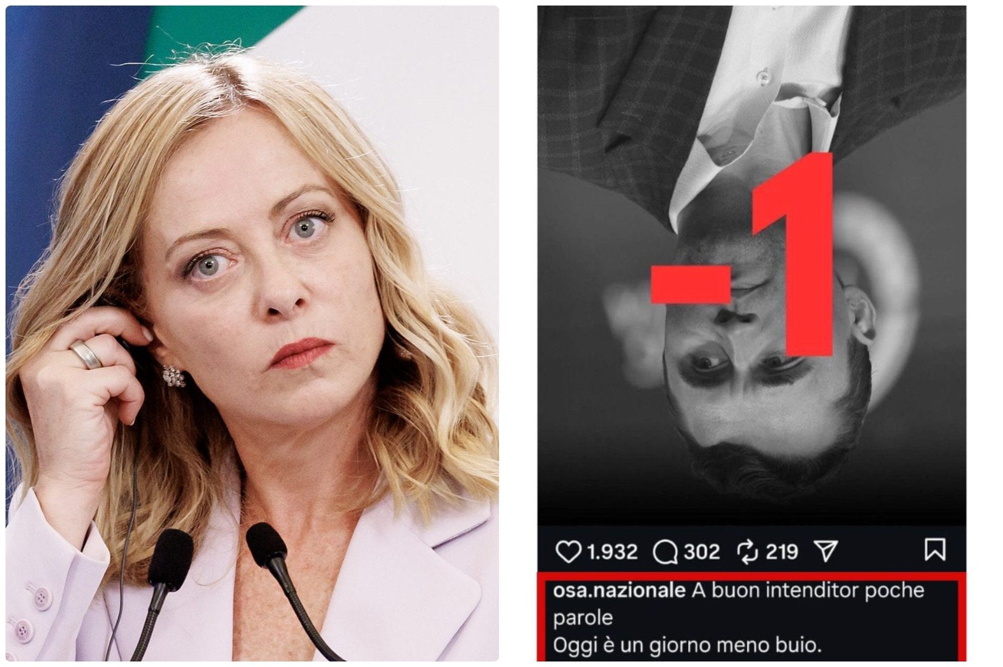 Meloni furiosa per un meme su Charlie Kirk a testa in giù, lo rilancia ...