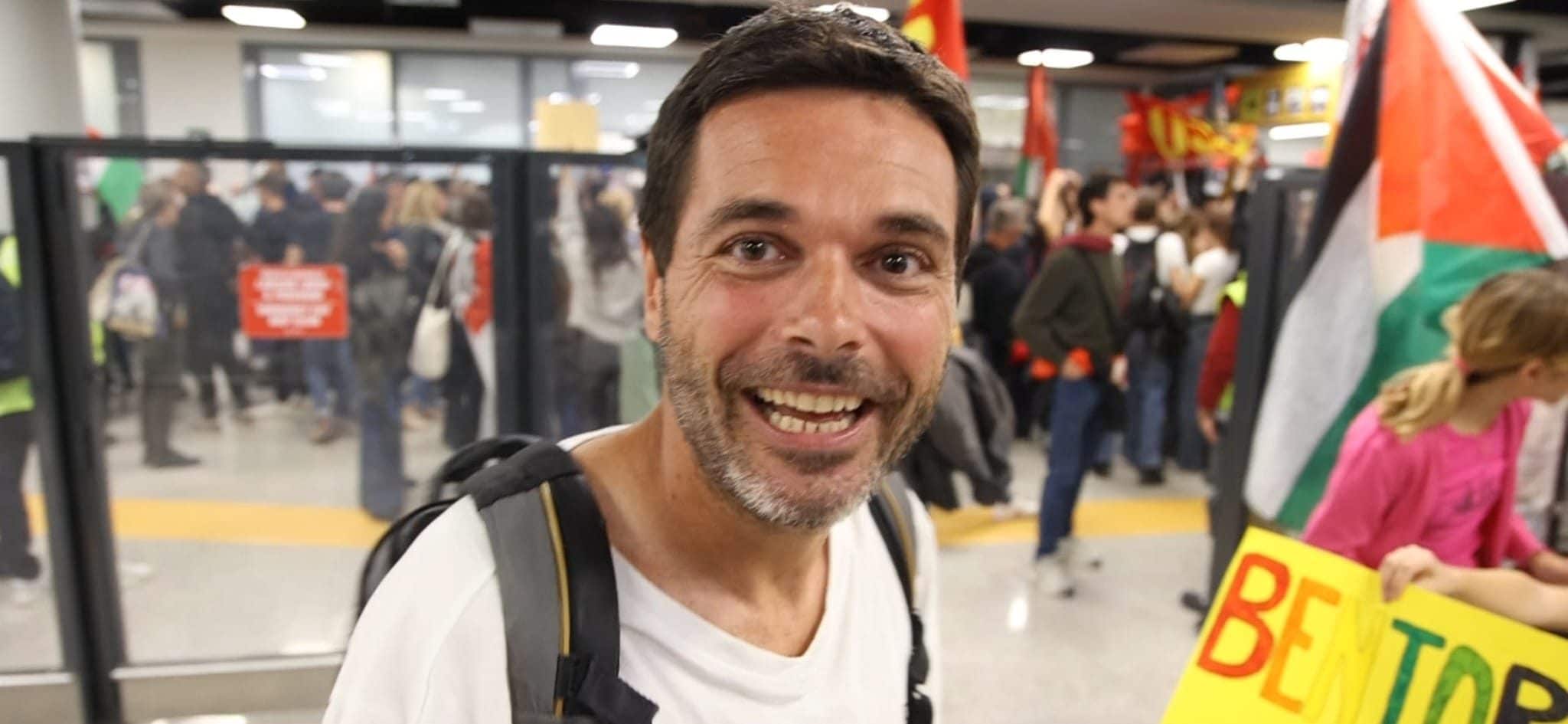 Le prime parole di Saverio Tommasi tornato in Italia dopo la detenzione ...