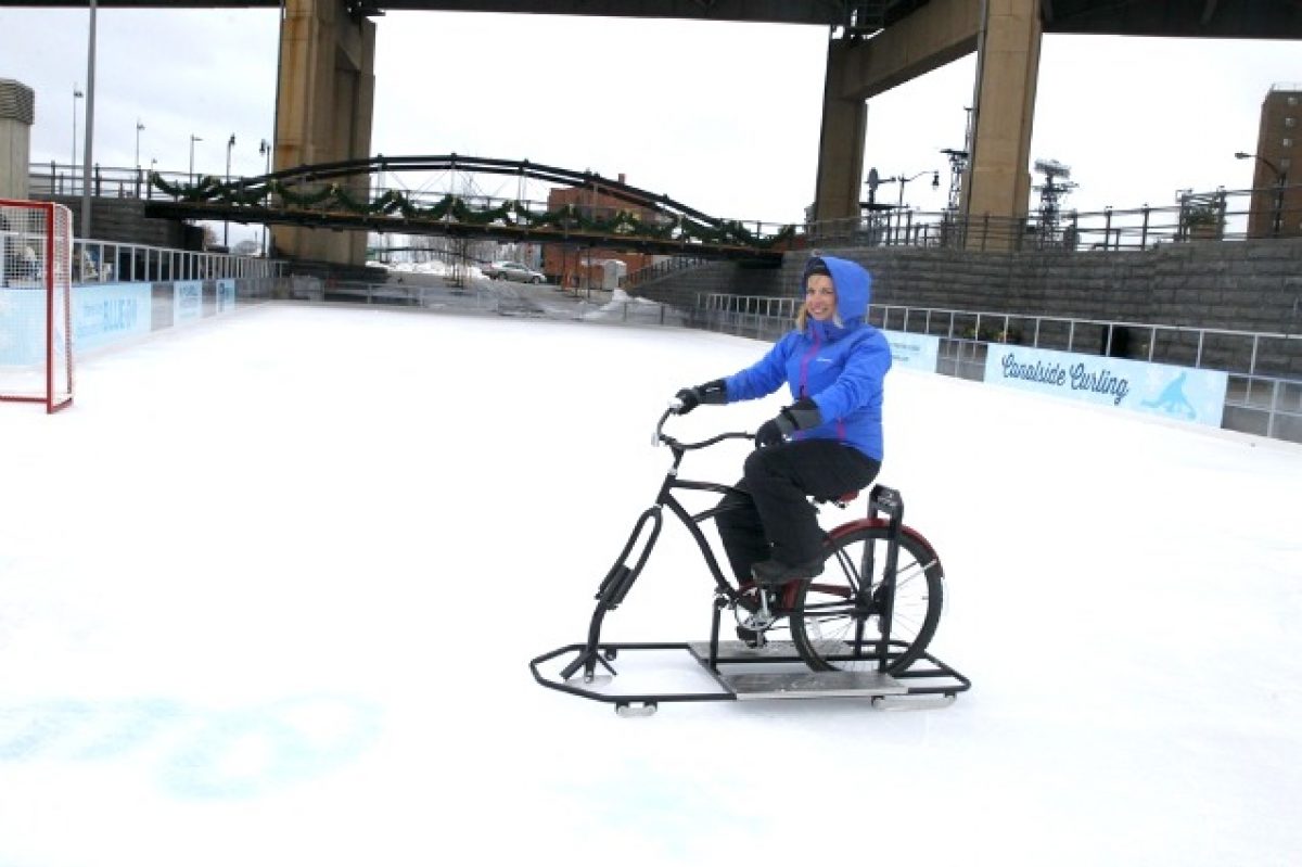 Ice Bike: ecco la prima bici che pattina sul ghiaccio