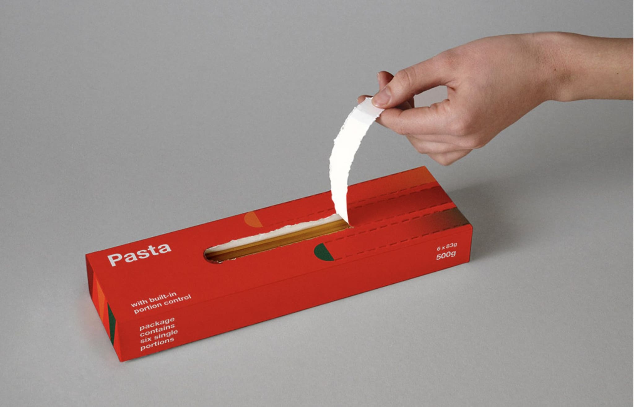 L'originale confezione per spaghetti che misura le porzioni