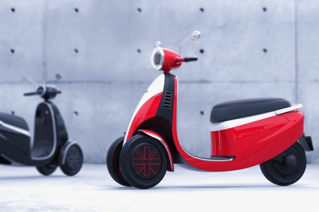 Microletta, lo scooter elettrico su tre ruote che ricorda la Vespa e la ...
