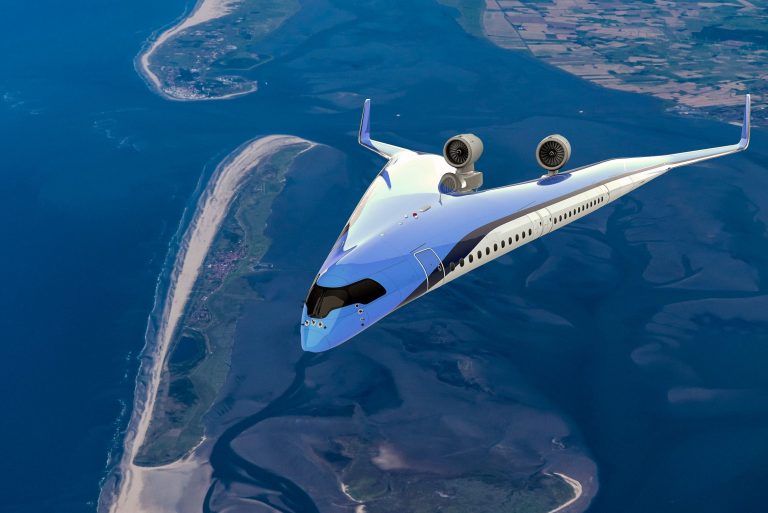 Flying-V jet, il primo aereo a forma di V al mondo che inquina di meno