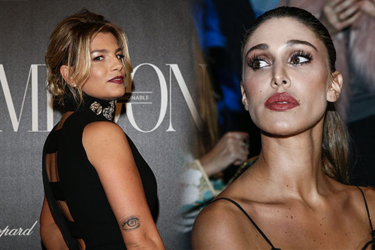 Belén Rodriguez ed Emma Marrone in prima fila alle sfilate di Milano