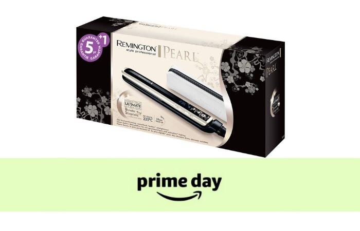 La piastra per capelli Remington Pearl al 77% di sconto per il Prime ...