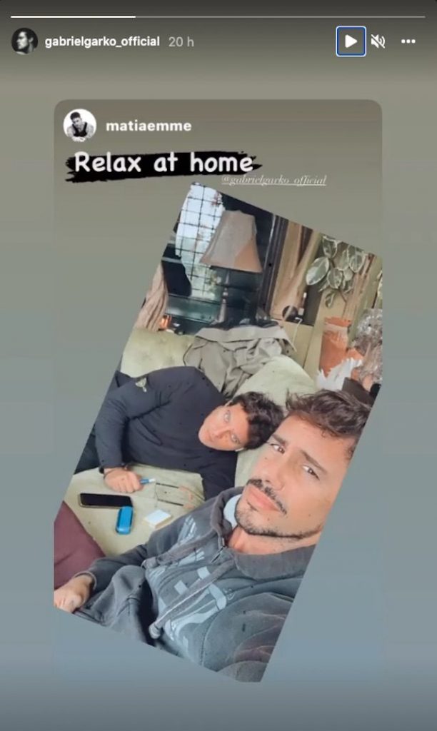 Gabriel Garko pubblica la prima foto col compagno Matia Emme