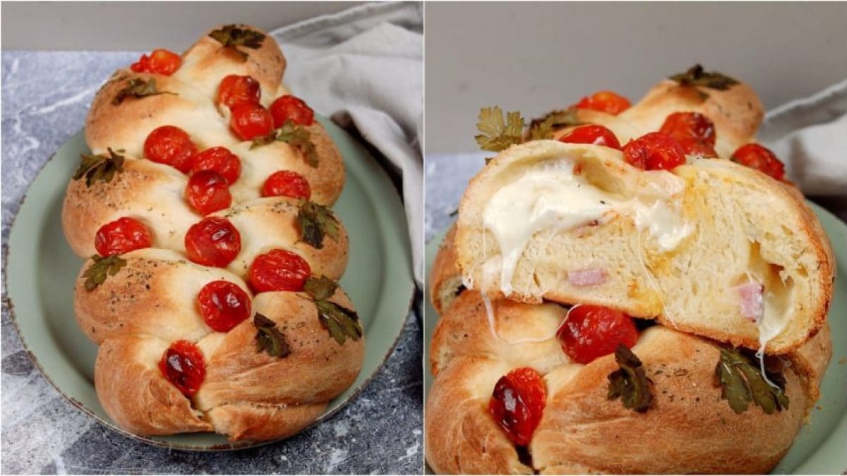Treccia ripiena: la ricetta del rustico morbido e gustoso