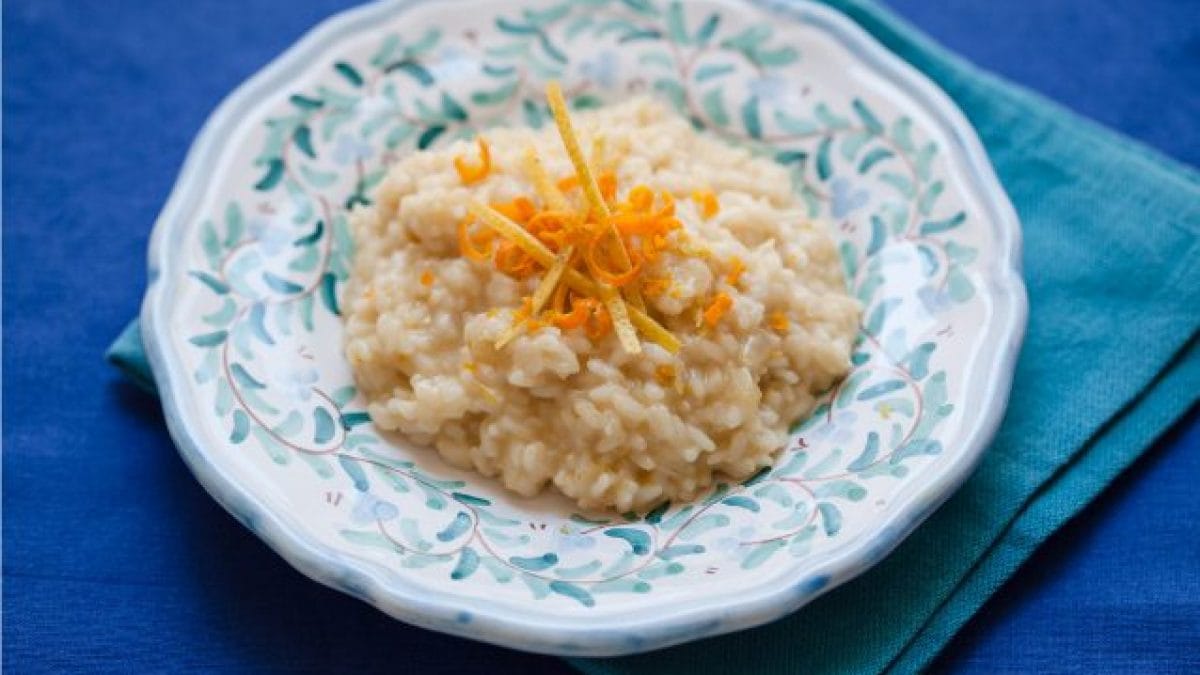 Risotto all'arancia: la ricetta del primo piatto fragrante e delicato