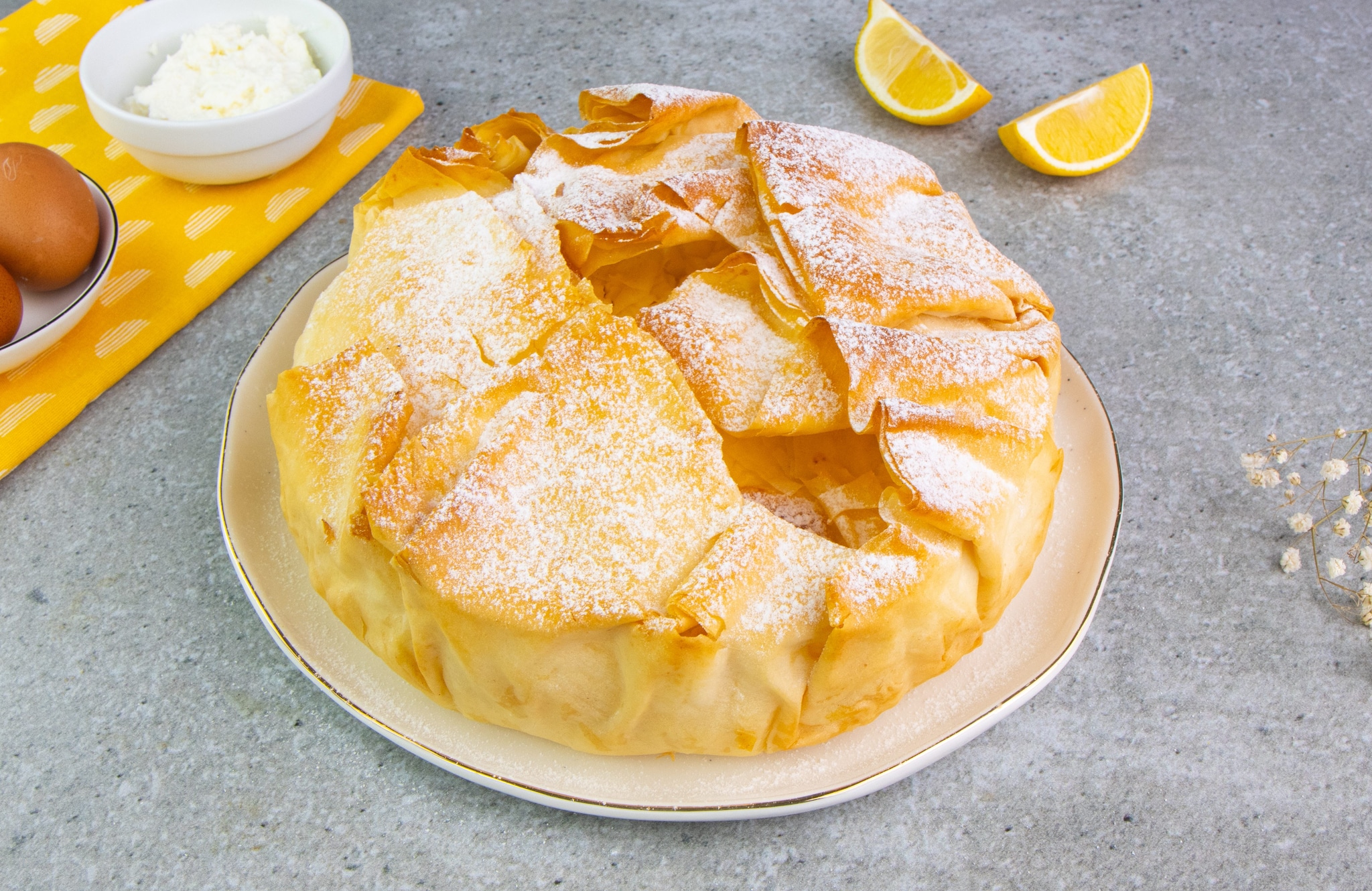 Cheesecake al limone con pasta fillo: la ricetta del dolce fresco e ...