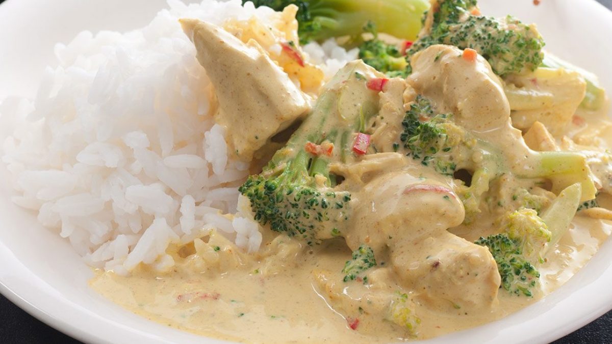 Creamy Chicken on Rice