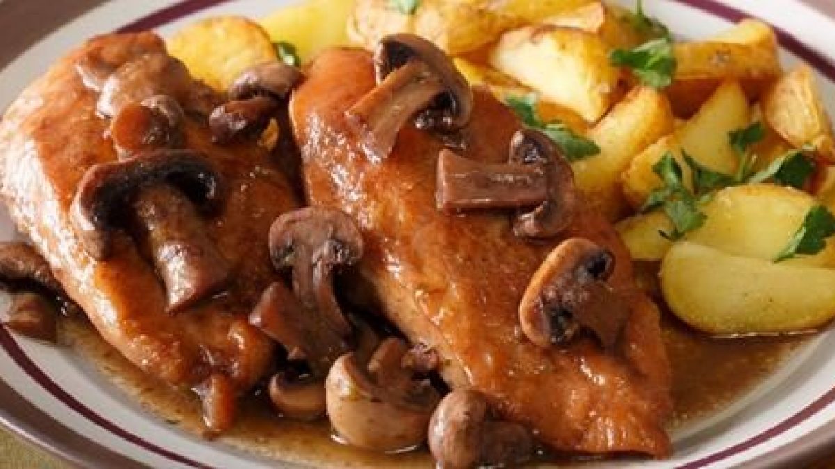 Mushroom Chicken Scallopini Recipe