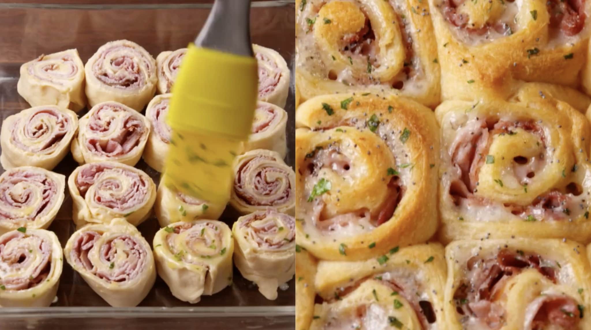 Ham & Cheese Roll-Ups: a savory and tasty meal perfect for a strong dinner