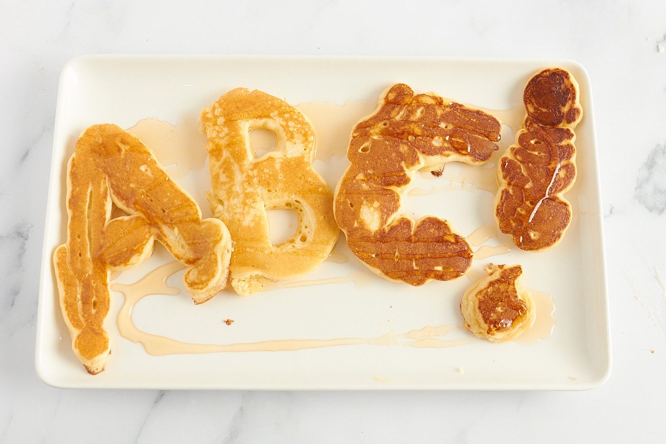 Easy Tricks for Making Pancake Shapes & Numbers