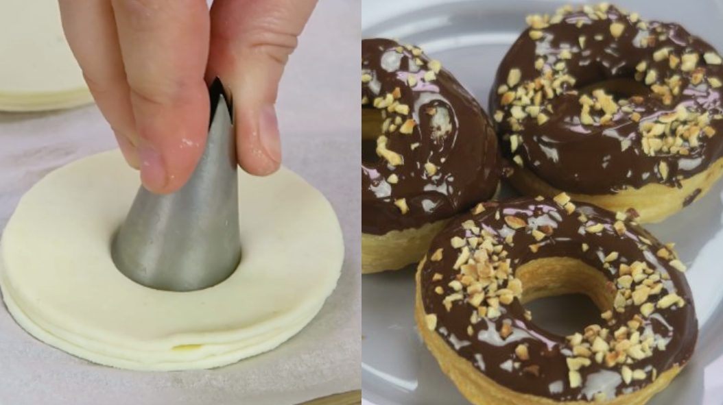 Quick puff pastry donuts: these are a must try!