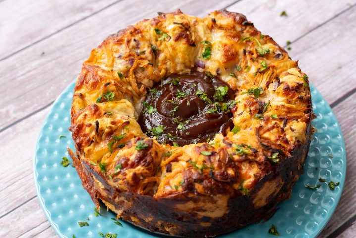 Bbq chicken bread: the perfect party idea!