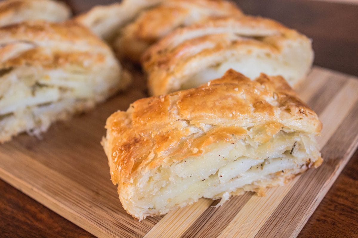 Austrian potato strudel: A delicious savory strudel preparation!