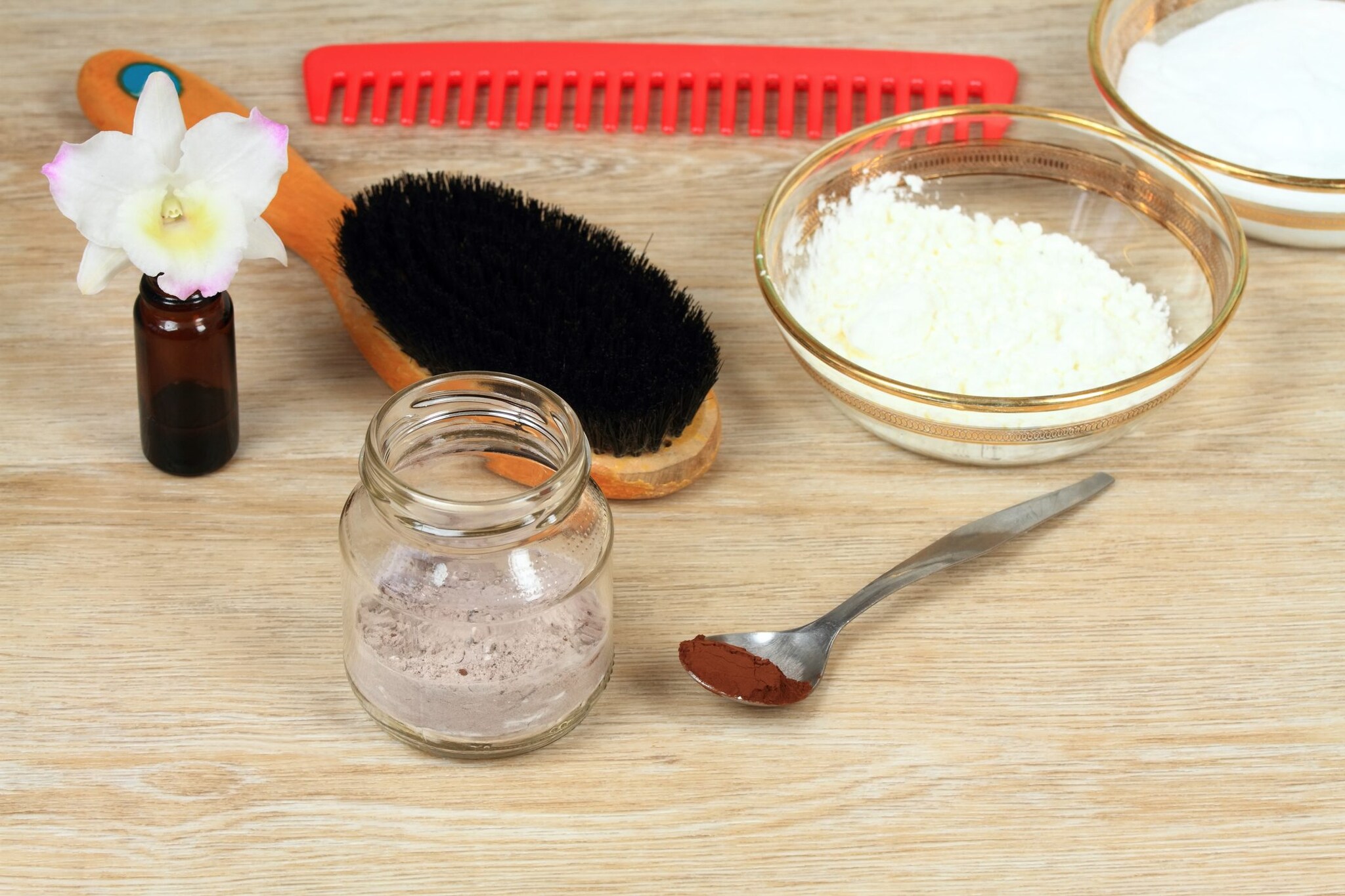 The DIY recipes of dry shampoo