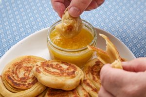 Meloui Pancakes: serve them with traditional Moroccan syrup
