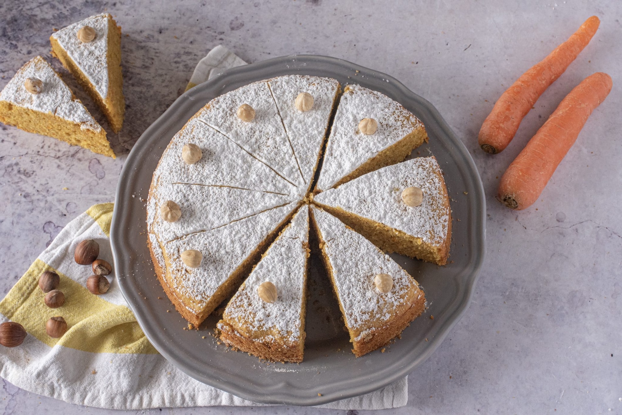 Carrot and hazelnut cake: the recipe for a soft and fragrant dessert