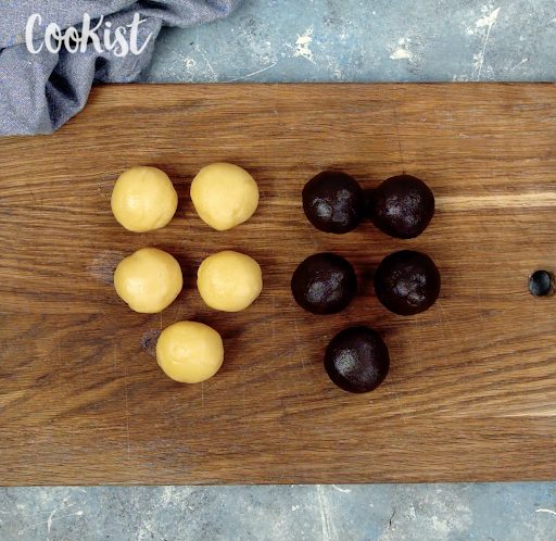 Two-Tone Cookies: Black and White Sweet Treats