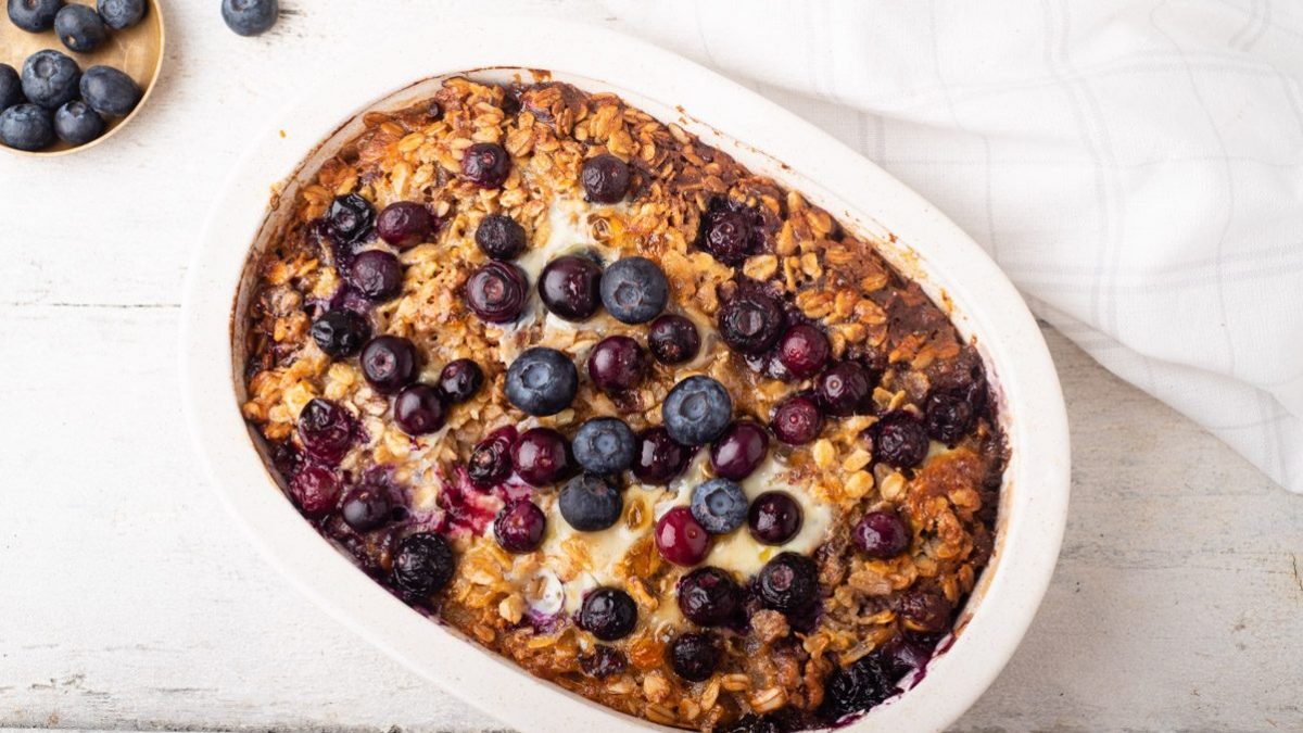 Blueberry Baked Oatmeal: the recipe for a wholesome breakfast