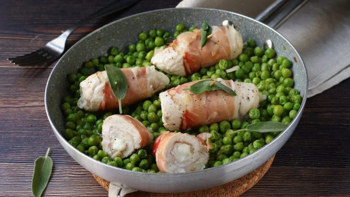 Stuffed Chicken Rolls: the easy recipe for chicken rolls with cheese ...