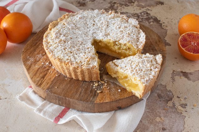 Orange Crumble Cake Recipe