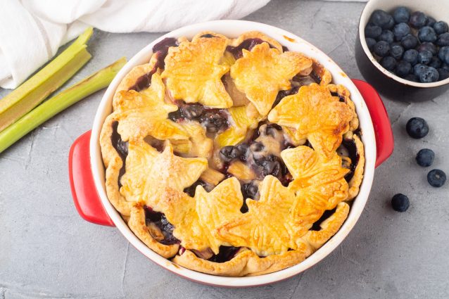 Blueberry Rhubarb Pie Recipe