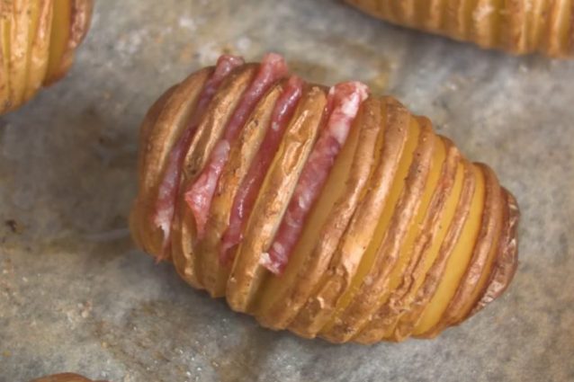 Pizza Hasselback Potatoes Recipe
