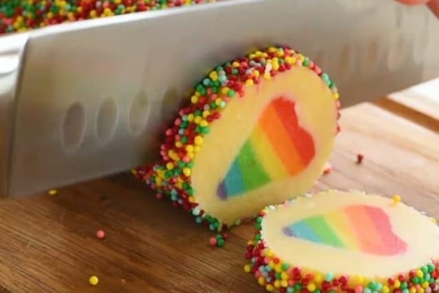Rainbow Heart Cookies Recipe