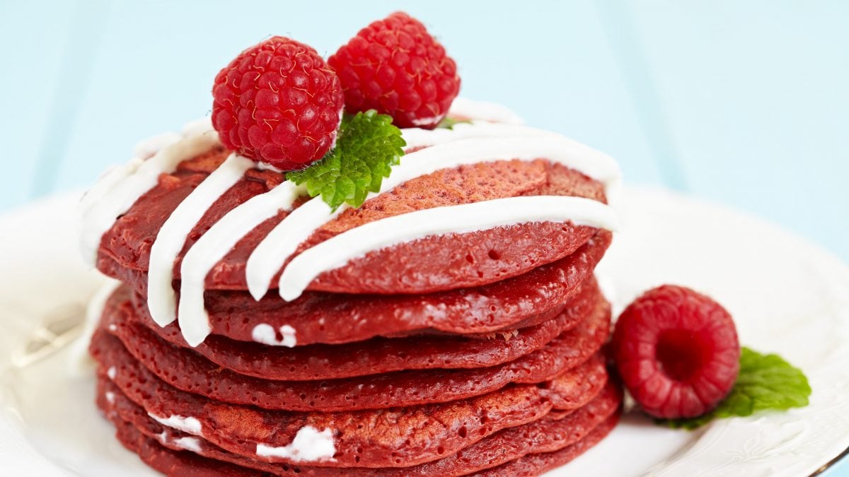 Red Velvet Pancakes Recipe