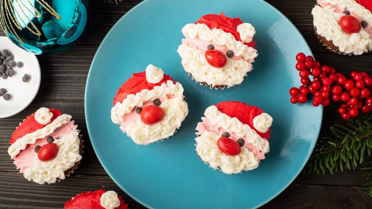 Santa Cupcakes Recipe