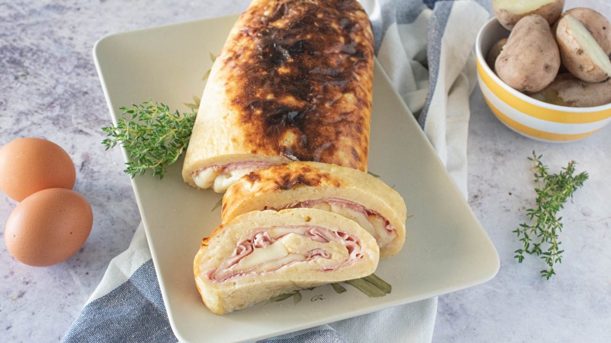 Savory Potato Swiss Roll Recipe