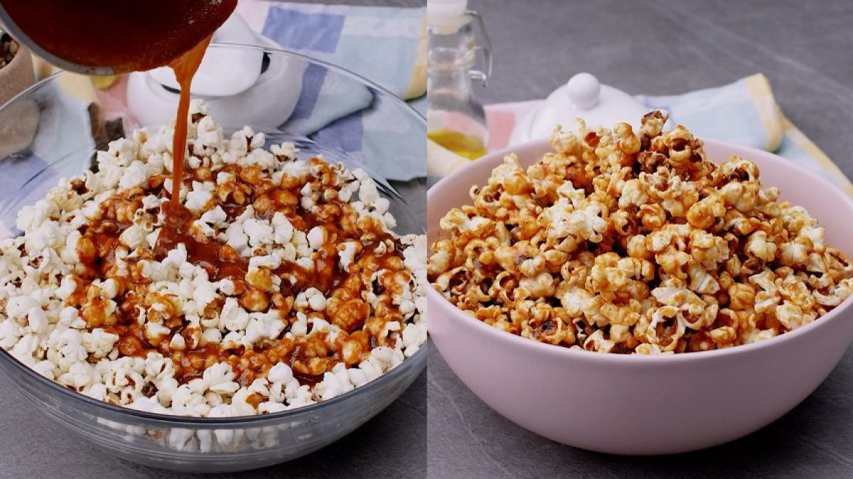 Caramel Puff Corn Recipe