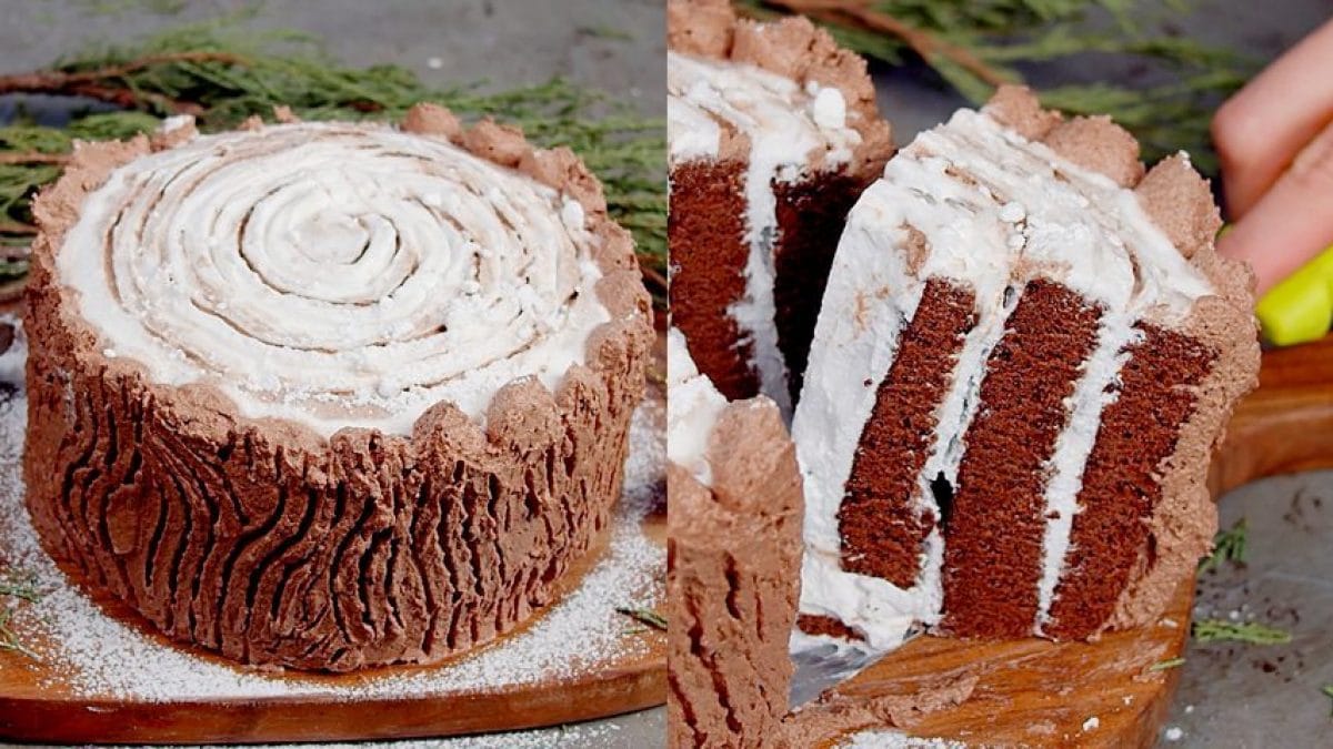 Tree Stump Cake Recipe