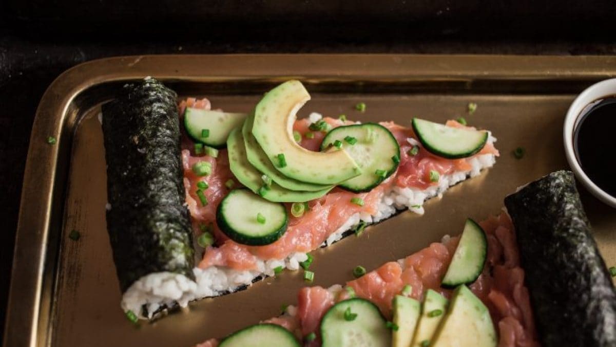 Sushi Pizza Recipe