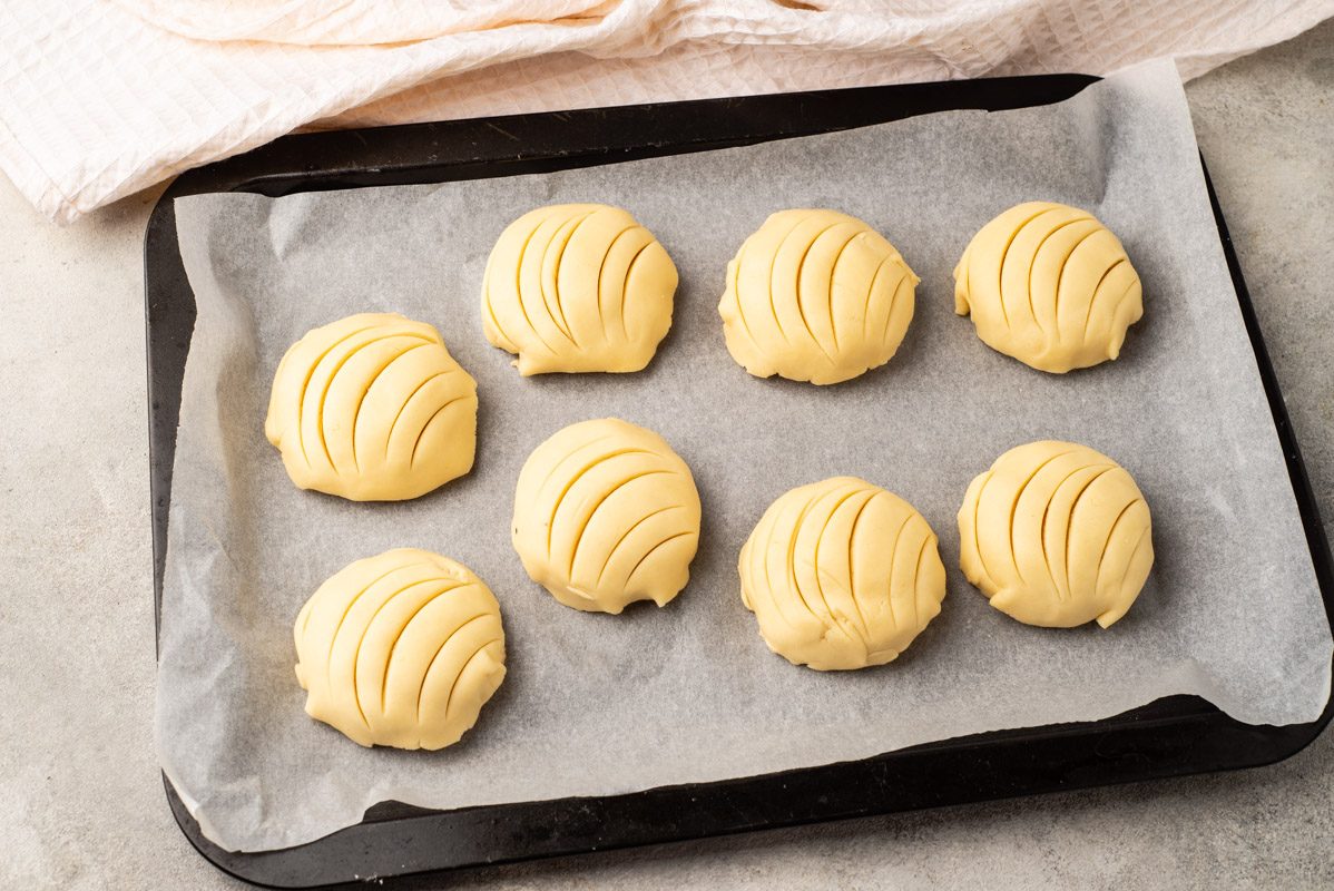 Conchas (Mexican Sweet Bread)