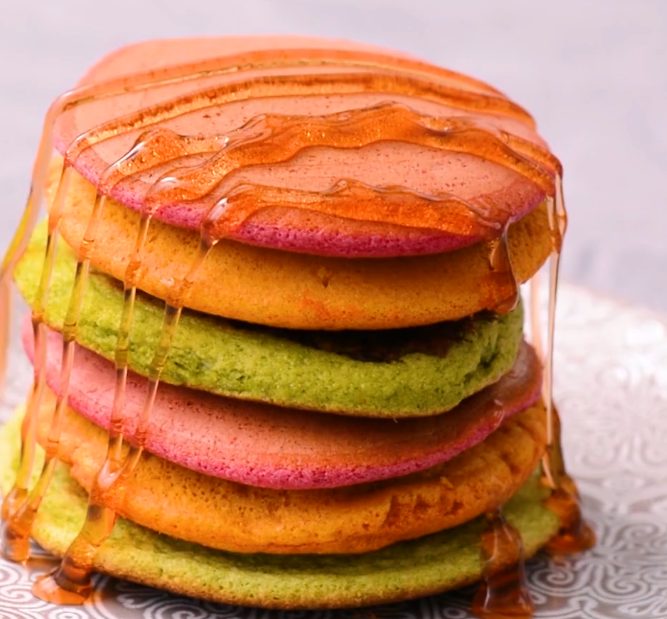 Rainbow Pancake Recipe