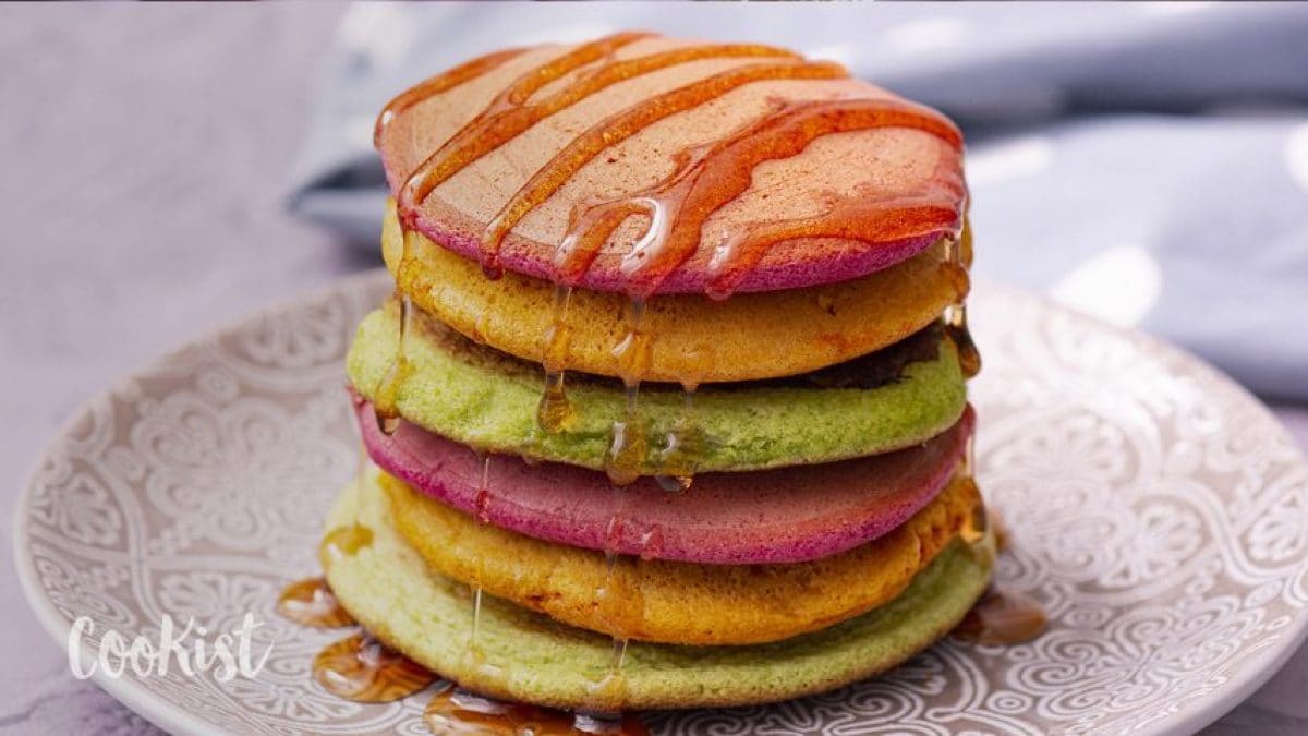 Rainbow Pancake Recipe